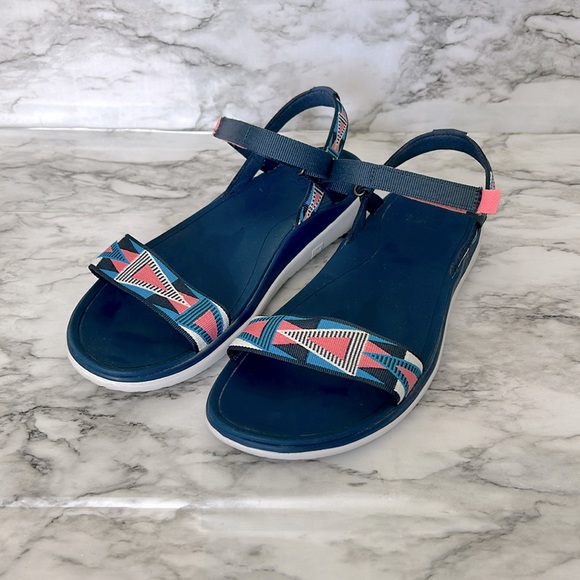 Teva | Shoes | Teva Womens Size 8 Terra Float Nova Sandal Navy Blue And ...